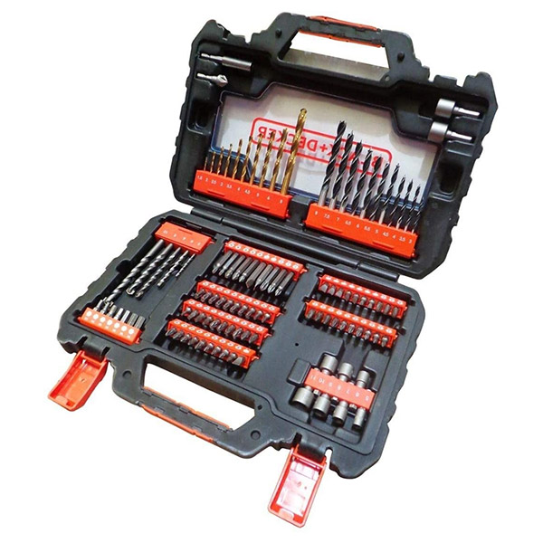 Σετ 104 Τεμ Black & Decker Με Μυτες & Τρυπανια & Καρυδακια + Κασετινα ...