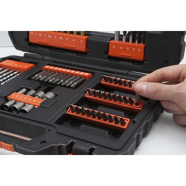 Σετ 76 Τεμ Black & Decker Με Μυτες & Τρυπανια & Καρυδακια + Κασετινα ...