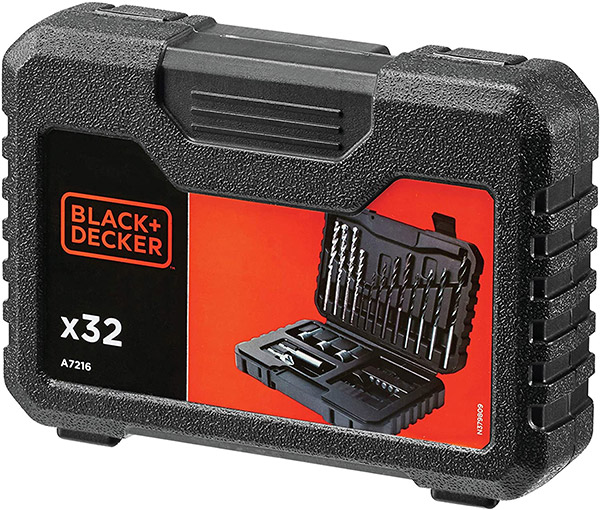 Σετ 32 Tem Black & Decker Με Τρυπανια + Μυτες & Καρυδακια + Κασετινα ...