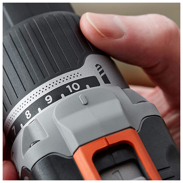 Δραπανοκατσαβιδο Κρουστικο Μπαταριας Black & Decker 10mm 18v Li-ion 2χ ...