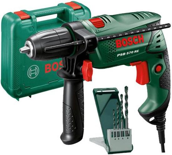 Δραπανο Κρουστικο Ηλεκτρικο Bosch Psb 570 Re 570watt + Κασετινα ...