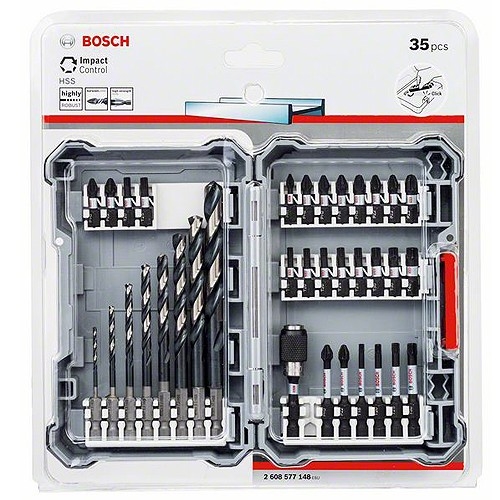 Κασετινα Επαγγελματικh Snap-box Σετ 35 Tem Bosch Pro Τρυπανια Hex-9 ...