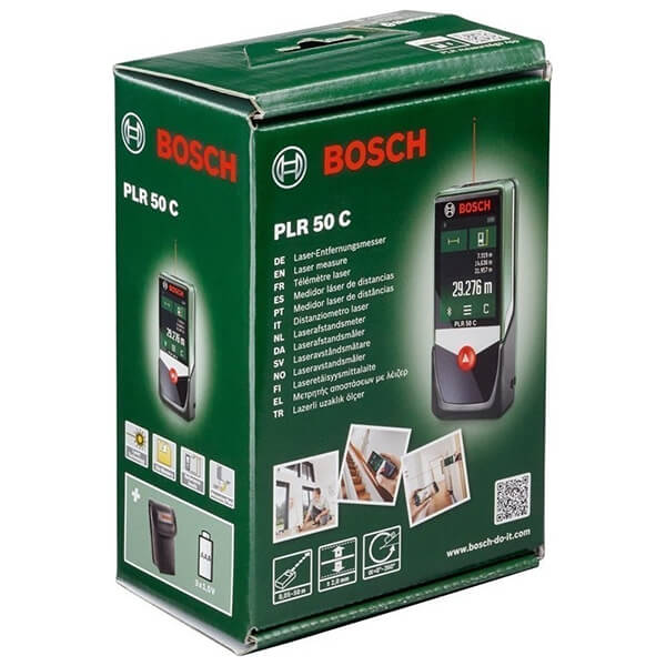 Μετρητης Αποστασεων Laser Bosch Plr 50 C 0603672200 - Οργανα μετρησης ...