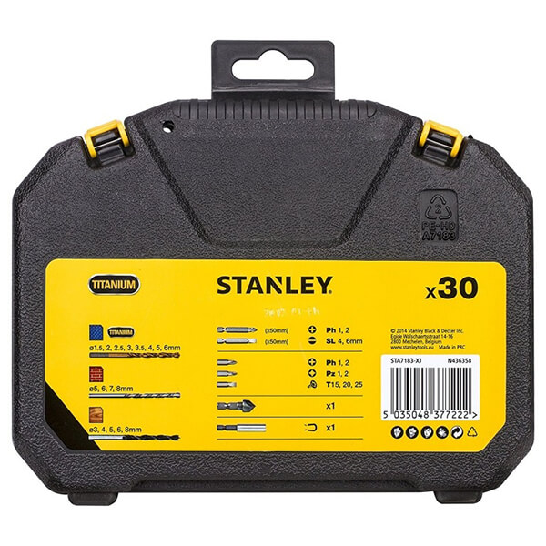 Σετ 30 Τεμ Τρυπανια + Μυτες Stanley Sta7183-xj - Κασετινες - σετ (TLS ...