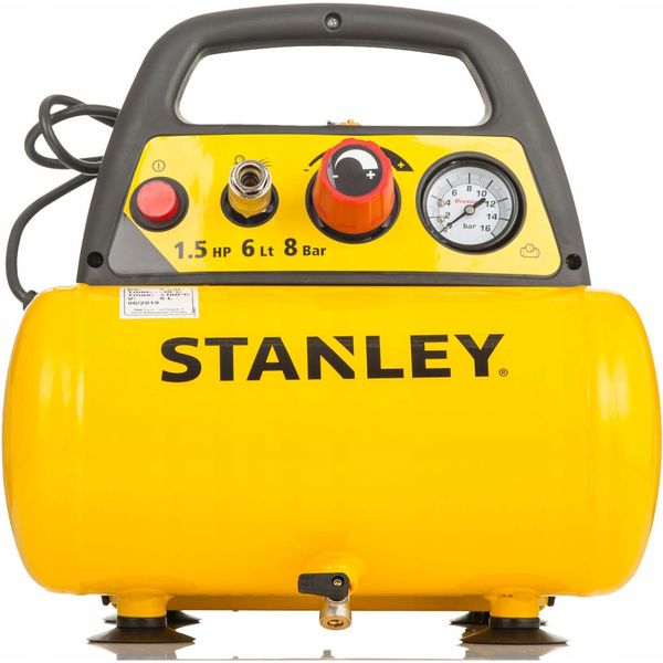 Αεροσυμπιεστης Stanley Oil Free 8 Bar C6bb34stn039 - Κομπρεσερ αερα ...