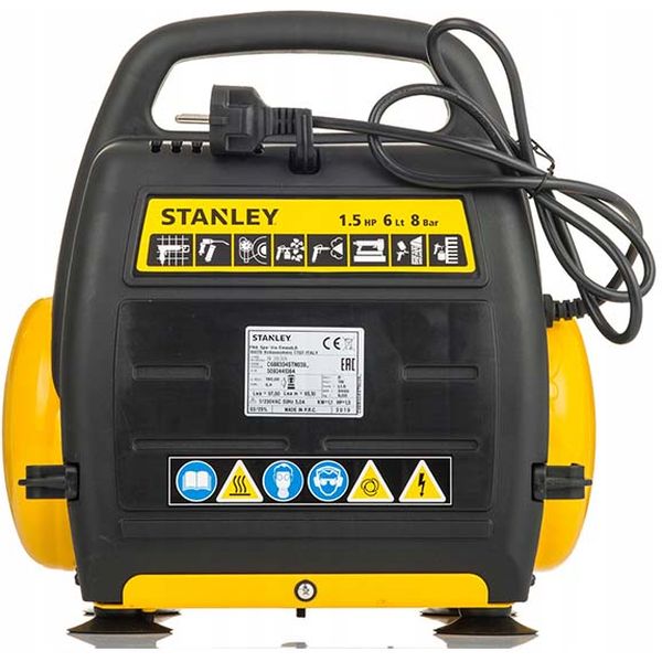 Αεροσυμπιεστης Stanley Oil Free 8 Bar C6bb34stn039 - Κομπρεσερ αερα ...
