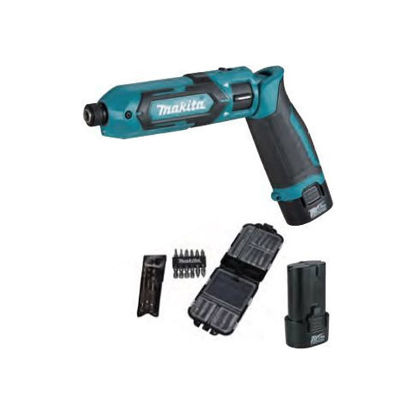Παλμικο Κατσαβιδι Μπαταριας Makita 7.2v 2x 1.5ah + Αξεσουαρ + Βαλιτσα ...