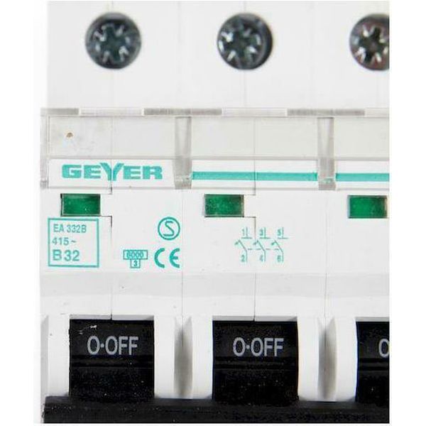 Geyer Ασφαλεια 3p 32a B - Υλικα πινακα (TLS.132501)