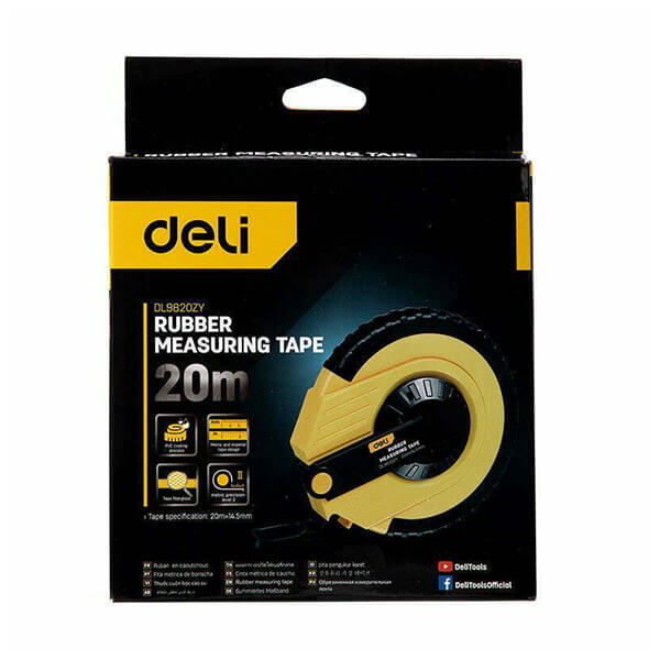 Μετροταινια Deli 20m Edl9820zy - Οργανα μετρησης (TLS.141367)