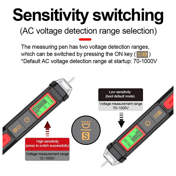 Ανιχνευτης Τασης Habotest Ht103 Voltage Tester Pen 12-1000v - Οργανα ...