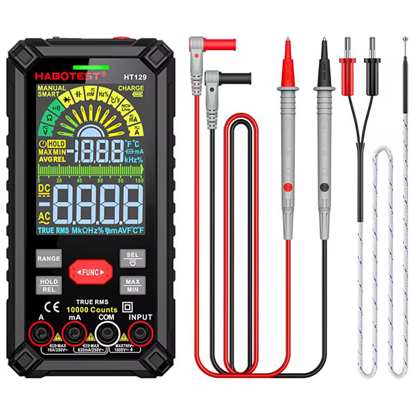 Ψηφιακο Πολυμετρο Habotest Ht129 Digital Universal Multimeter Auto ...