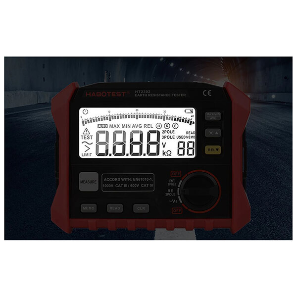 Μετρητης Γειωσης Habotest Ht2302 Earth Resistance Tester - Οργανα ...