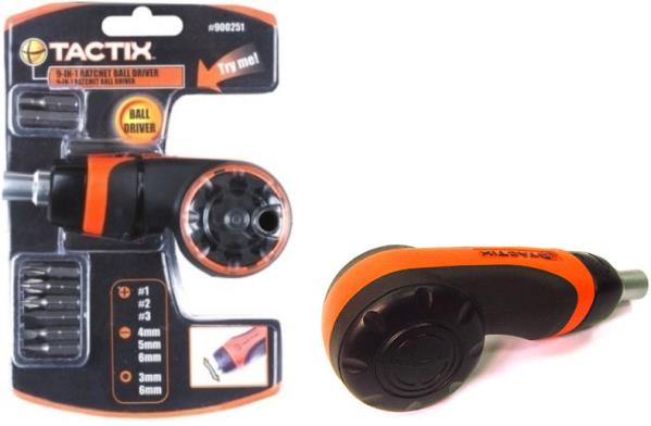 Σετ Κατσαβιδι Mini Tactix Καστανια + 9 Μυτες 900251 - Μικροεργαλεια ...