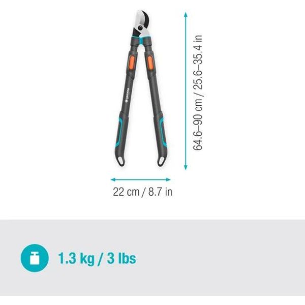 Gardena Τηλεσκοπικο Ψαλιδι Κλαδεματος Telecut Pro L 12041-20 ...
