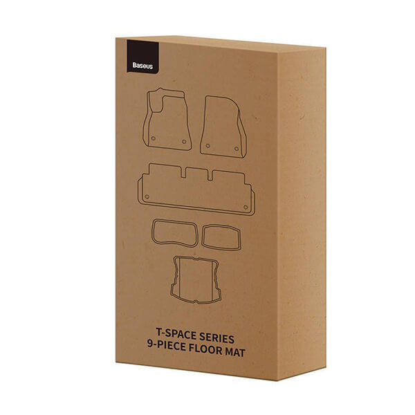 Baseus Tesla Model 3 T-space Series 9 Pieces Floor + Boot Protection ...