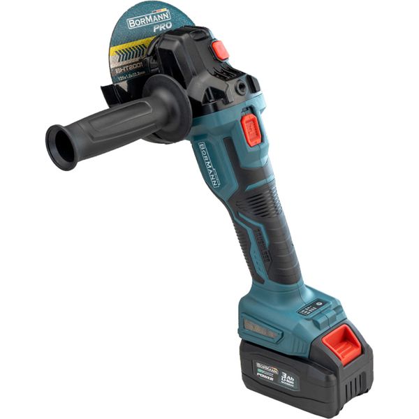 Γωνιακος Τροχος Μπαταριας Bormann Brushless 18v Li-ion Φ125mm 1x3ah ...