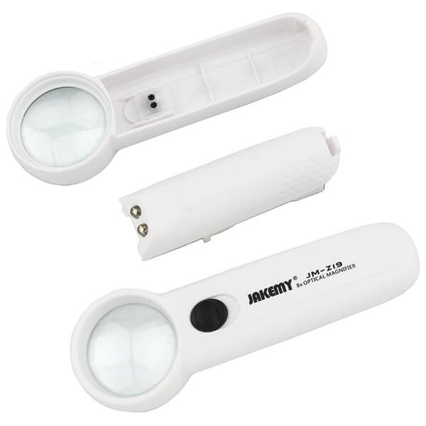 Jakemy Μεγενθυντικος Φακος Με Led Jm-z19 8x - Μεγεθυντικοι φακοι (TLS ...