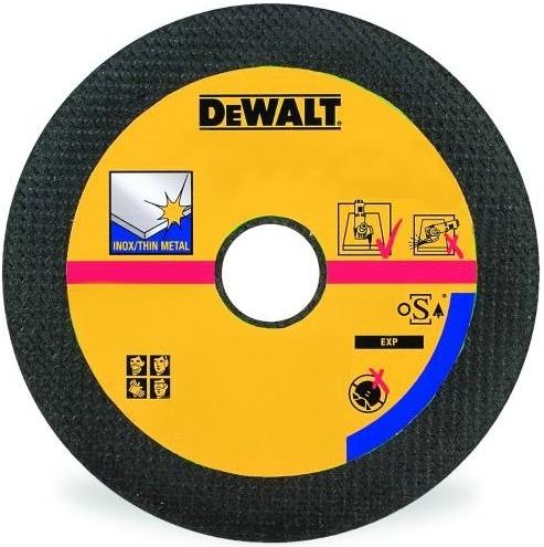 Δισκοι Κοπης Σιδηρου & Ινοχ Dewalt 125χ1χ22.2μμ Dτ3445 - Αναλωσιμα ...