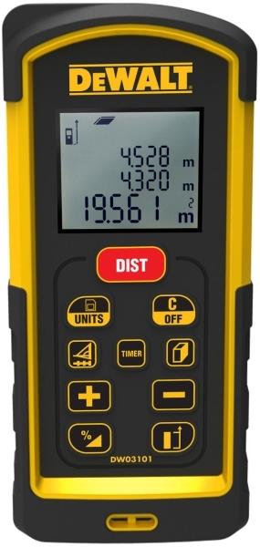 Μετρητης Αποστασης Laser 100μ Tough Dewalt Dw03101 - Οργανα μετρησης ...
