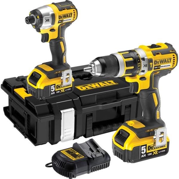 Δραπανοκατσαβιδο Dewalt 13mm 18v Xr 5.0αη Li-ion Dcd795+κατσαβιδι 18v ...