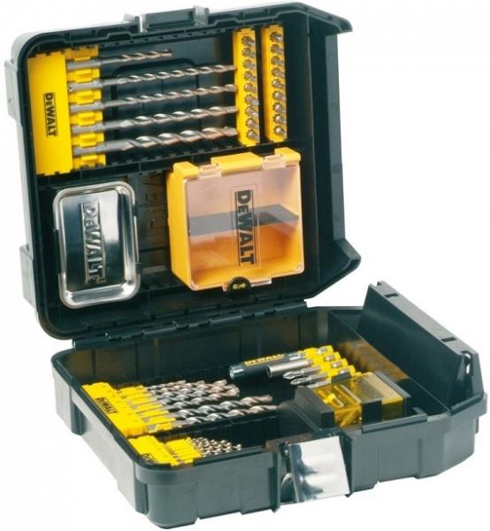 Κασετινα 68 Τεμ Dewalt Δομικων Υλικων + Μεταλλων Array Τρυπανια / Μυτες ...