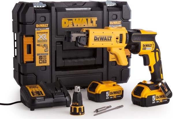 Κατσαβιδι Γυψοσανιδας Dewalt 18v 2x Xr 5ah Li-ion Dcf620p2k - Δραπανα ...