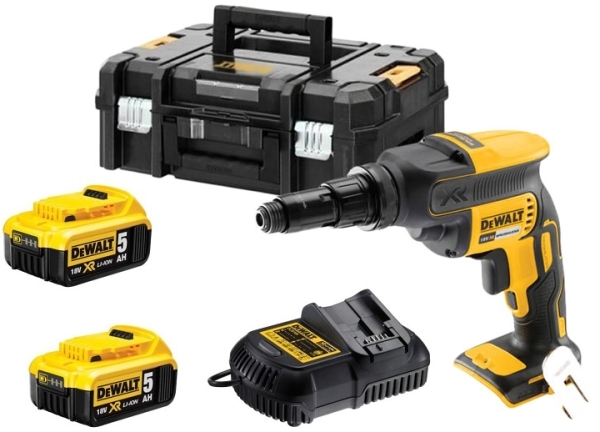 Κατσαβιδι Γυψοσανιδας Dewalt 18v Li-ion 2χ 5ah Li-ion Βαλιτσακι ...