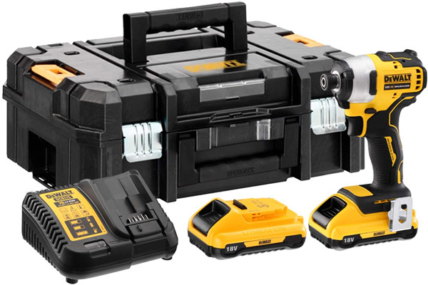 Παλμικο Κατσαβιδι Brushless Dewalt 18v 2x 2ah Li-ion Βαλιτσα Dcf809d2t ...