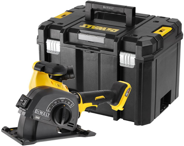 Φρεζα Αυλακωσεων Τοιχου Μπαταριας Dewalt 54v Flex Volt Solo Βαλιτσα ...