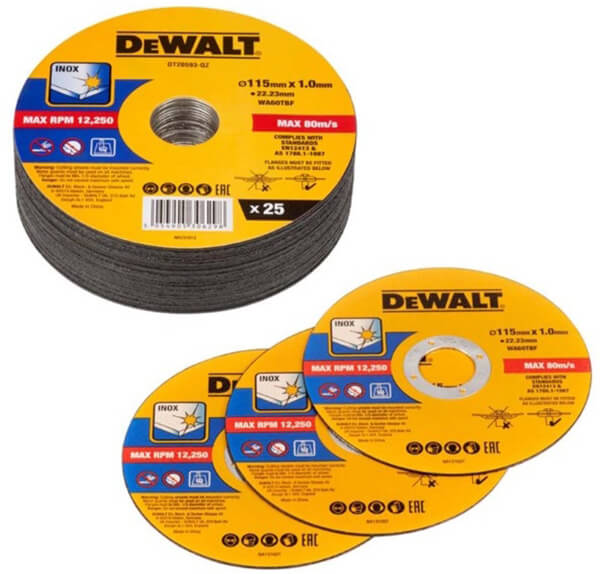 Δισκοι Κοπης Inox Dewalt 25 Τεμ 115μμ 1μμ Dt20593-qz - Αναλωσιμα ...