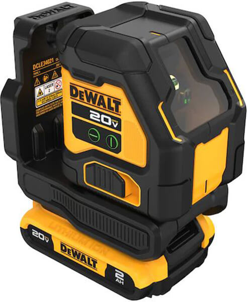Laser Γραμμικο Αλφαδι Dewalt 18v 2ah Πρασινης Δεσμης Dcle34021d1 ...