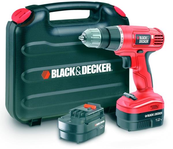 Δραπανοκατσαβιδο Μπαταριας Black & Decker 10mm 12v Κασετινα Epc12cak ...