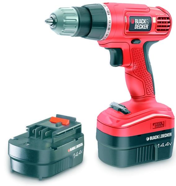 Δραπανοκατσαβιδο Μπαταριας Black & Decker 10mm 14.4v 2χ Μπαταριες ...