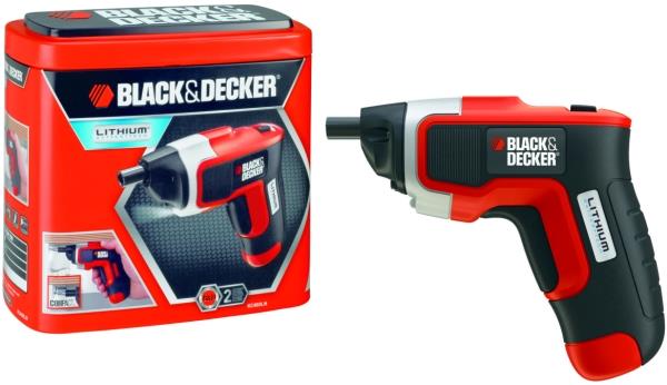 Κατσαβιδι Μπαταριας Black & Decker 3.6v Li-ion 3h Μετ.κασετινα Kc460ln ...