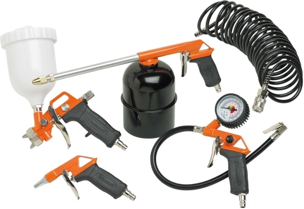 Σετ Αερος Black N Decker Πιστολια Αερος Βαφης Ανω Δοχειο Πετρελαιου ...