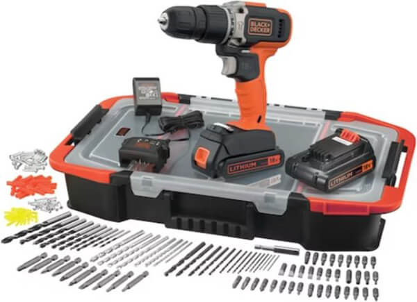 Δραπανοκατσαβιδο Κρουστικο Μπαταριας Black & Decker 18v Li-ion 2χ 1.5ah ...