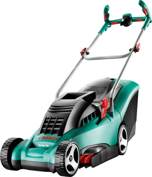 Μηχανη Γκαζον Ηλεκτρικη Bosch Rotak 34 Ergoflex 1300watt 34cm Πλατος ...