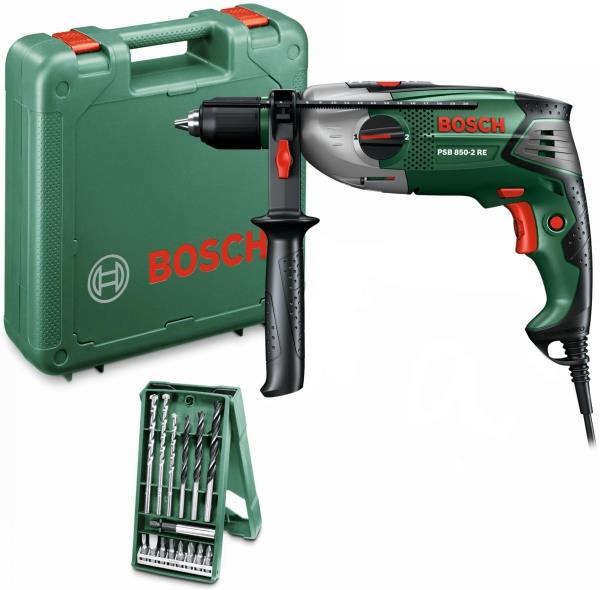 Δραπανο Κρουστικο Ηλεκτρικο Bosch Psb 850-2 Re Compact 2x Speed 850watt ...