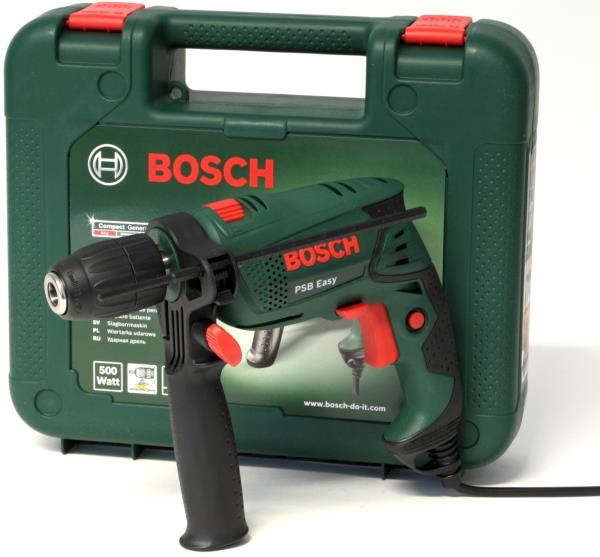Δραπανο Κρουστικο Ηλεκτρικο Bosch Psb Easy 500watt Κασετινα 060312700d ...