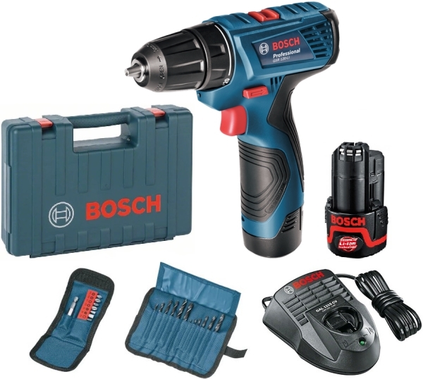 Δραπανοκατσαβιδο Μπαταριας Bosch Pro Gsr 120-li 12v 2x 1.5ah Li-ion+23 ...
