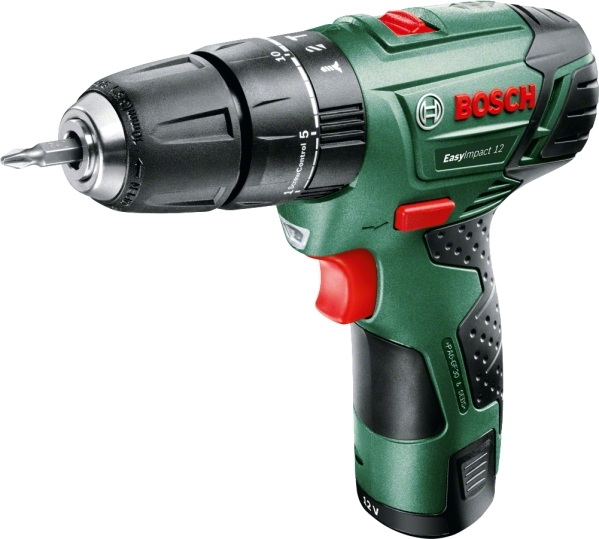 Δραπανοκατσαβιδο Κρουστικο Μπαταριας Bosch Easy Impact 12v 2.5ah 2 ...