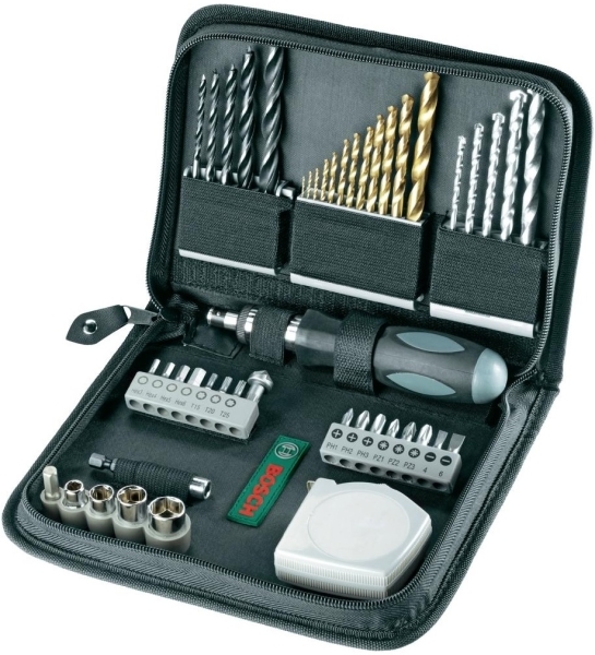 Σετ 46 Τεμ Bosch Τρυπανια Μυτες 2607019507 - Κασετινες - σετ (TLS.031636)