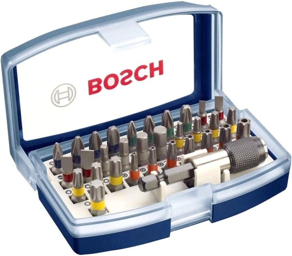 Κασετινα Σετ 32 Τεμ Bosch Μυτες Με Χρωματικη Κωδικοποιηση 2607017359 ...