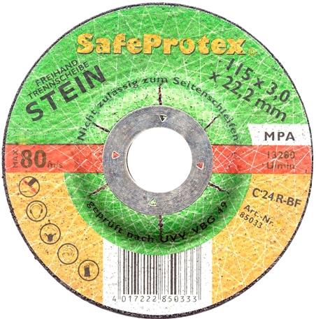 Δισκος Κοπης Δομικων Υλικων Einhell Safeprotex Stein 115x3x22.2 Μμ ...
