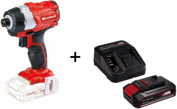 Κατσαβιδι Παλμικο Μπαταριας Einhell Te-ci 18v Brushless 2.5ah Li-ion ...