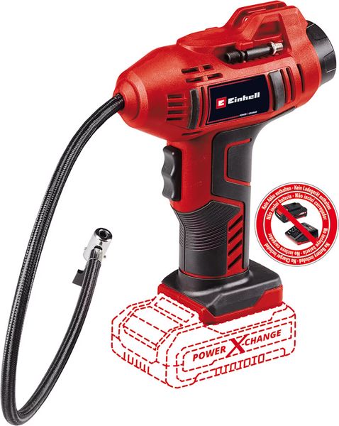 Τρομπα Αεροσυμπιεστης Ελαστικων Einhell Ce-cc 18v Solo 2071010 ...