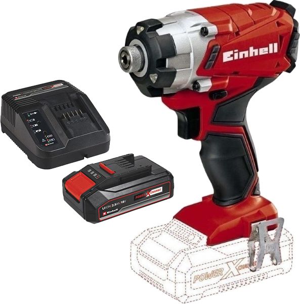 Κατσαβιδι Παλμικο Μπαταριας Einhell Te-ci 18v/1 Li-ion + Φορτιστης ...