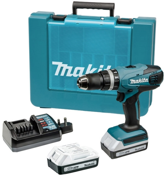 Κρουστικο Δραπανοκατσαβιδο Makita 18v Li-ion 2x 1.5ah Hp457dwe ...