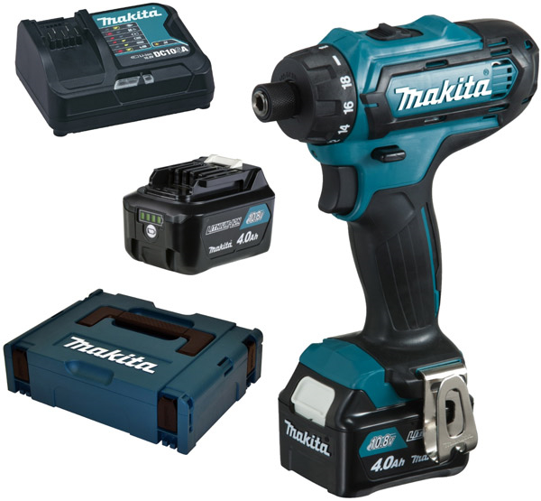 Παλμικο Κατσαβιδι Μπαταριας Makita 10.8v 2x4ah Li-ion Df031dsmj ...