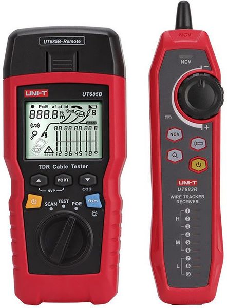 Ελεγκτης Καλωδιων Δικτυου Uni-t Ut-685bkit - Οργανα μετρησης (TLS.130335)